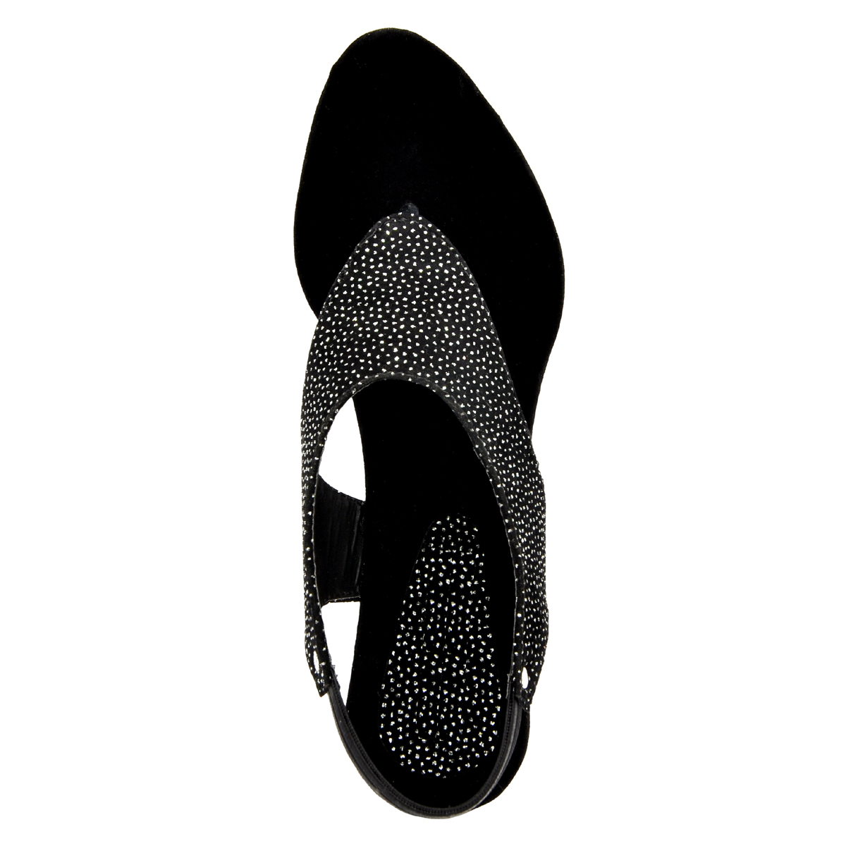 Buy Altek Designer Black Flat Heel Wedges (foot-s1311-black-p200 ...