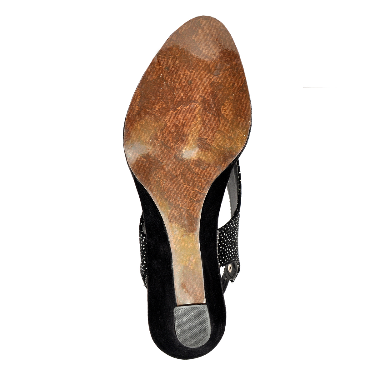 Buy Altek Designer Black Flat Heel Wedges (foot-s1311-black-p200 ...