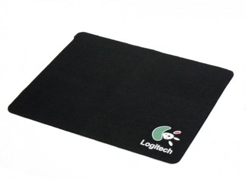 Logitech Logo Mouse Pad / Mousepad - Black (Buy 1 Get 1 Free)