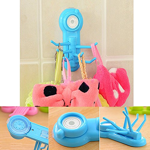 Buy s4d Powerful Wall Sucker Vacuum Suction Cup Hook Hanger Multicolor ...