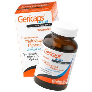 Buy Online | HealthAid Gericaps Active (with Ginseng & Ginkgo Biloba ...