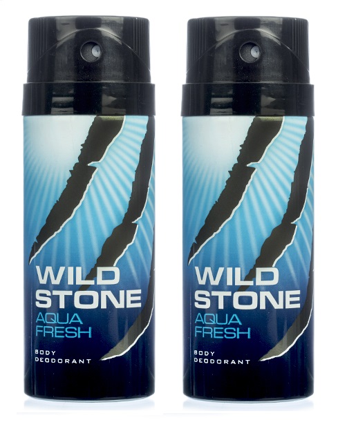 Buy Wild Stone Aqua fresh Body Deodrant 150ml Set of 2 Online @ ₹289 ...