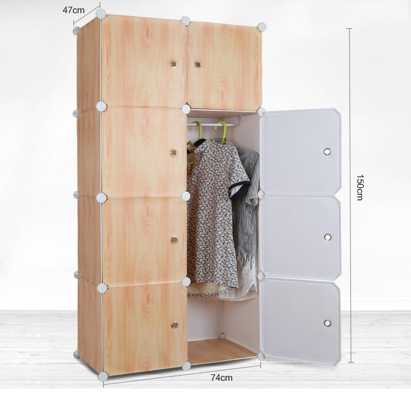 Buy PLASTIC WARDROBE CUPBOARD ALMIRAH -LKL-68- WC- RD Online @ ₹3299 ...
