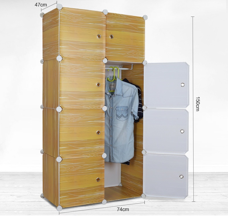 Buy PLASTIC WARDROBE CUPBOARD ALMIRAH -LKL-28- WC- LY Online @ ₹3299 ...