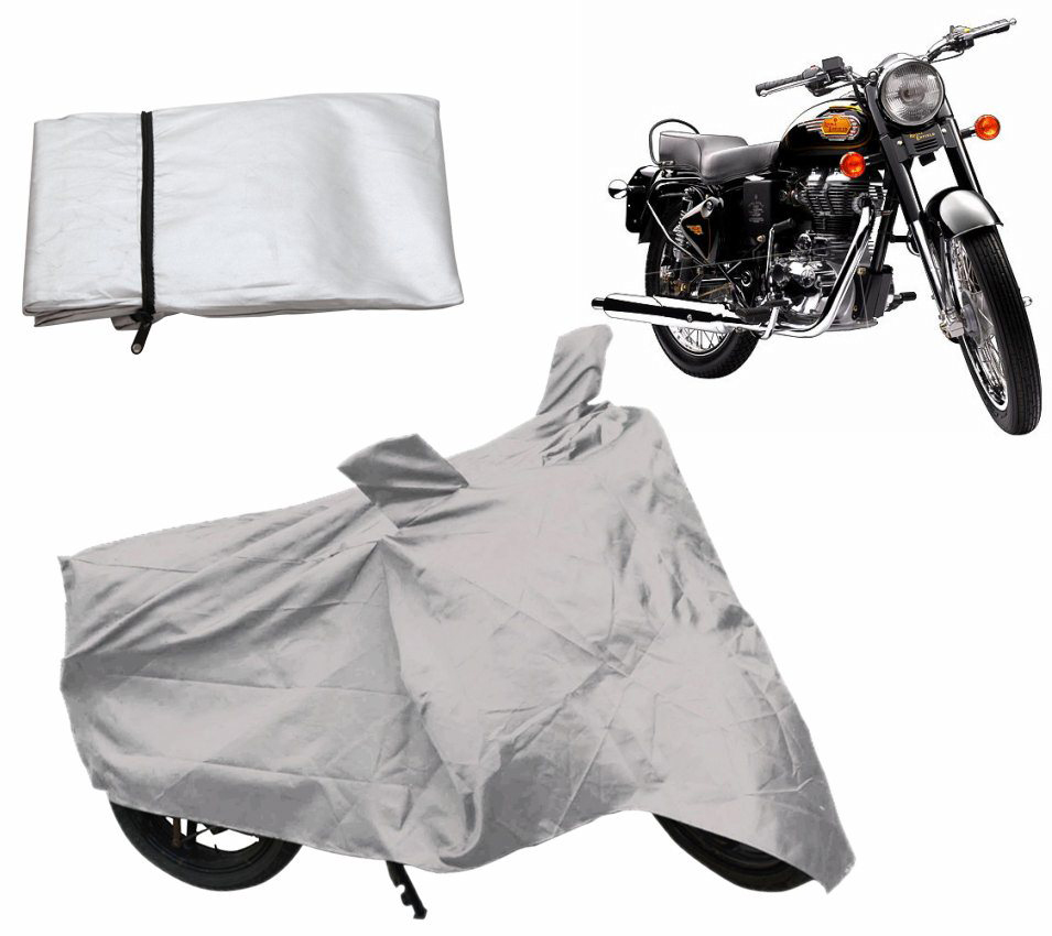 Relax Bike Body Cover For Royal Enfield Standard - Silver Prices in ...