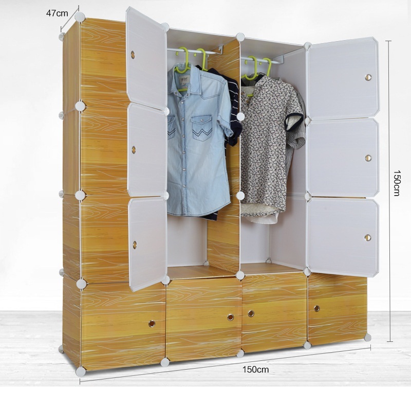 Buy PLASTIC WARDROBE CUPBOARD ALMIRAH -LKL-80- WC- RD Online @ ₹5499 ...