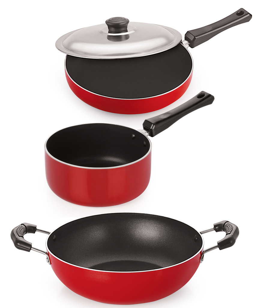 Buy Unique & High Quality Non-Stick Coating, Combo Set - Fry Pan with ...