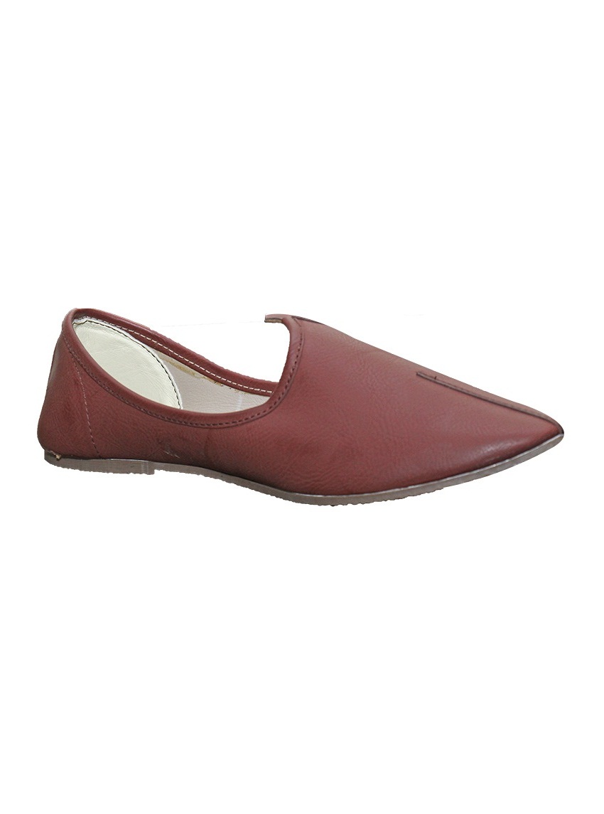 Buy Port Men's Jalsa Brown Leather Saahi Punjabi Jutti Online @ ₹799 ...
