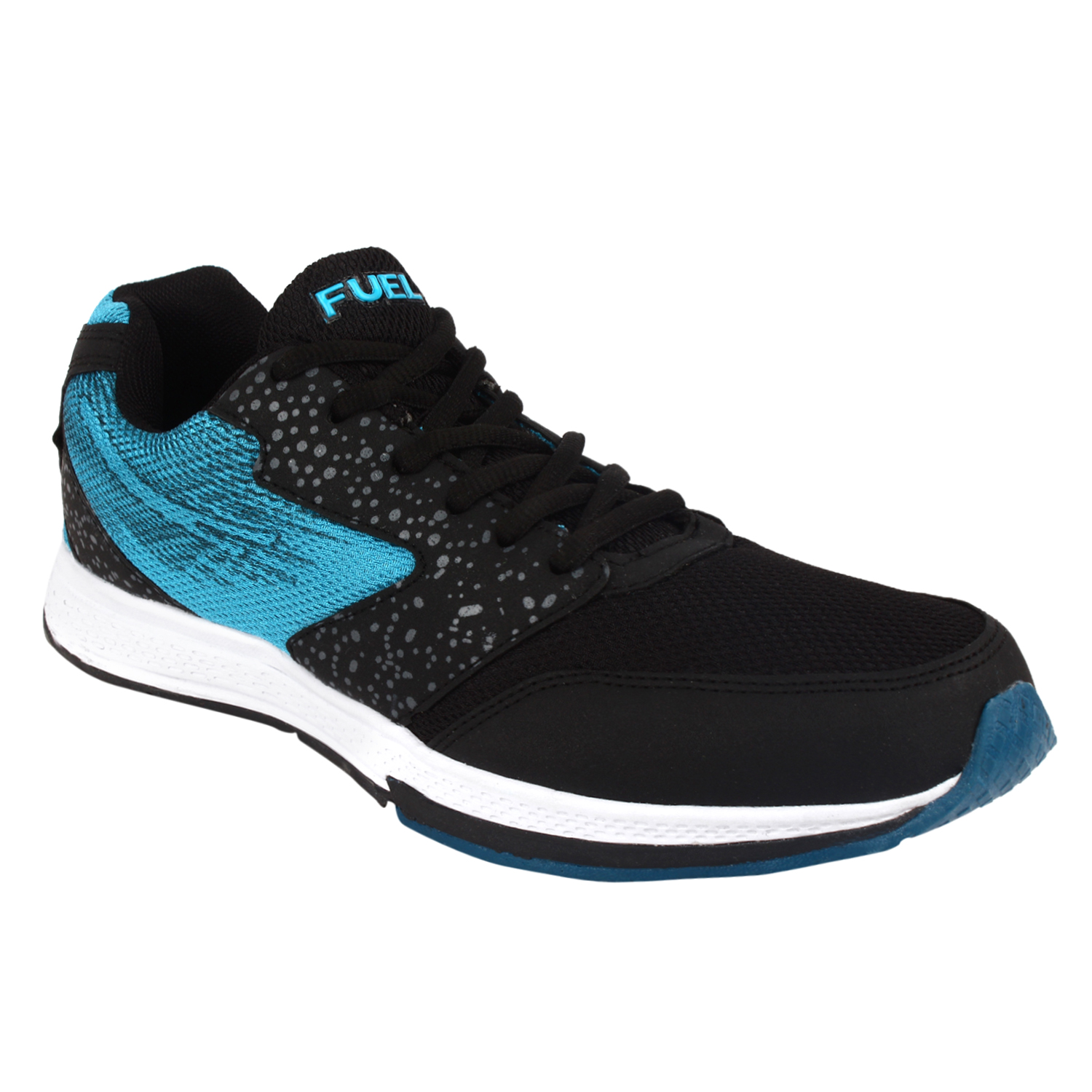 Buy Fuel Mens Black Light Green Laced Up Sneakers Shoes Online @ ₹799 ...