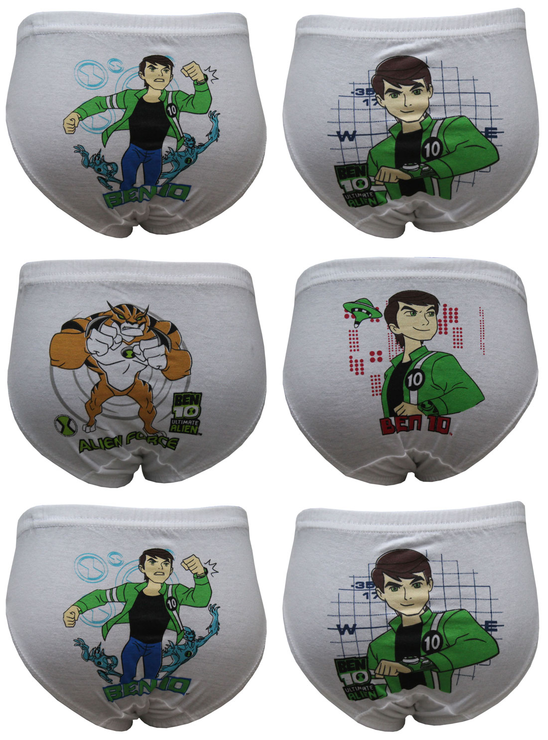 Buy Ben 10 Boys Brief Pack of 6 from Bodycare Online @ ₹357 from ShopClues