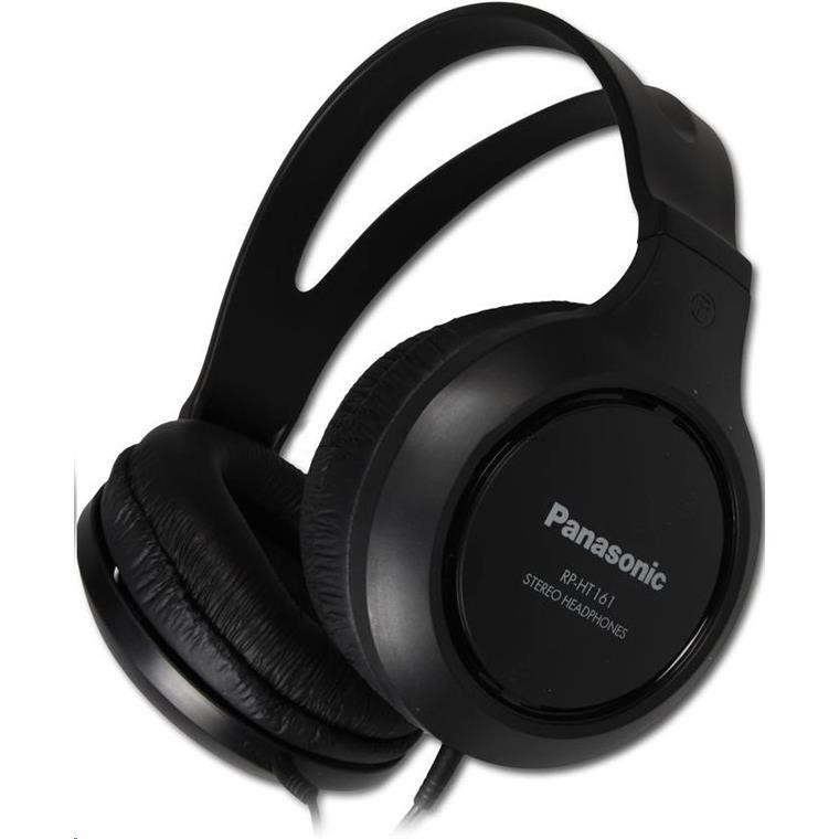 Buy Panasonic RP-HT161 Wired Headphones (Black, Over the Ear) Online ...