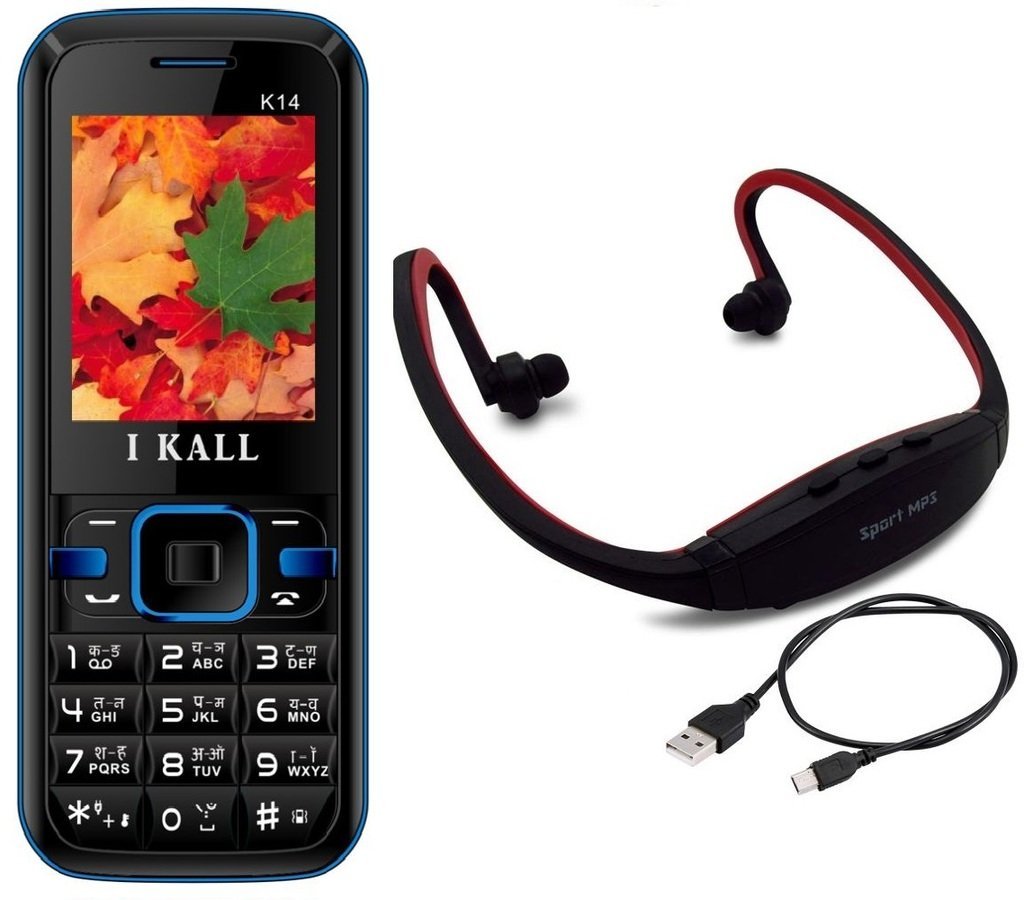 Buy IKall K14 1.8 InchDual Sim (No Earphones) Made in India with Neckband Online @ ₹1048 from ...