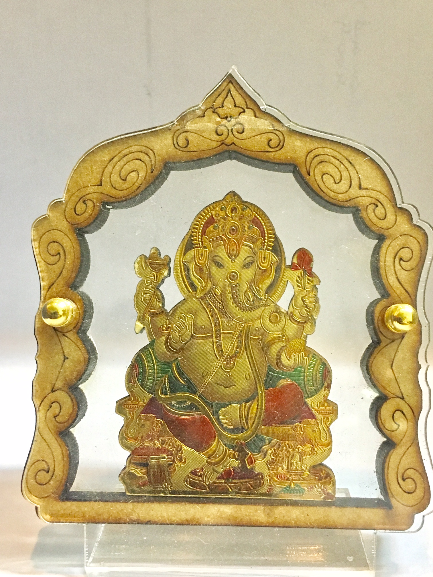 Buy Autosky Premium Finish Hindu God Ganpati Bappa dashboard temple ...