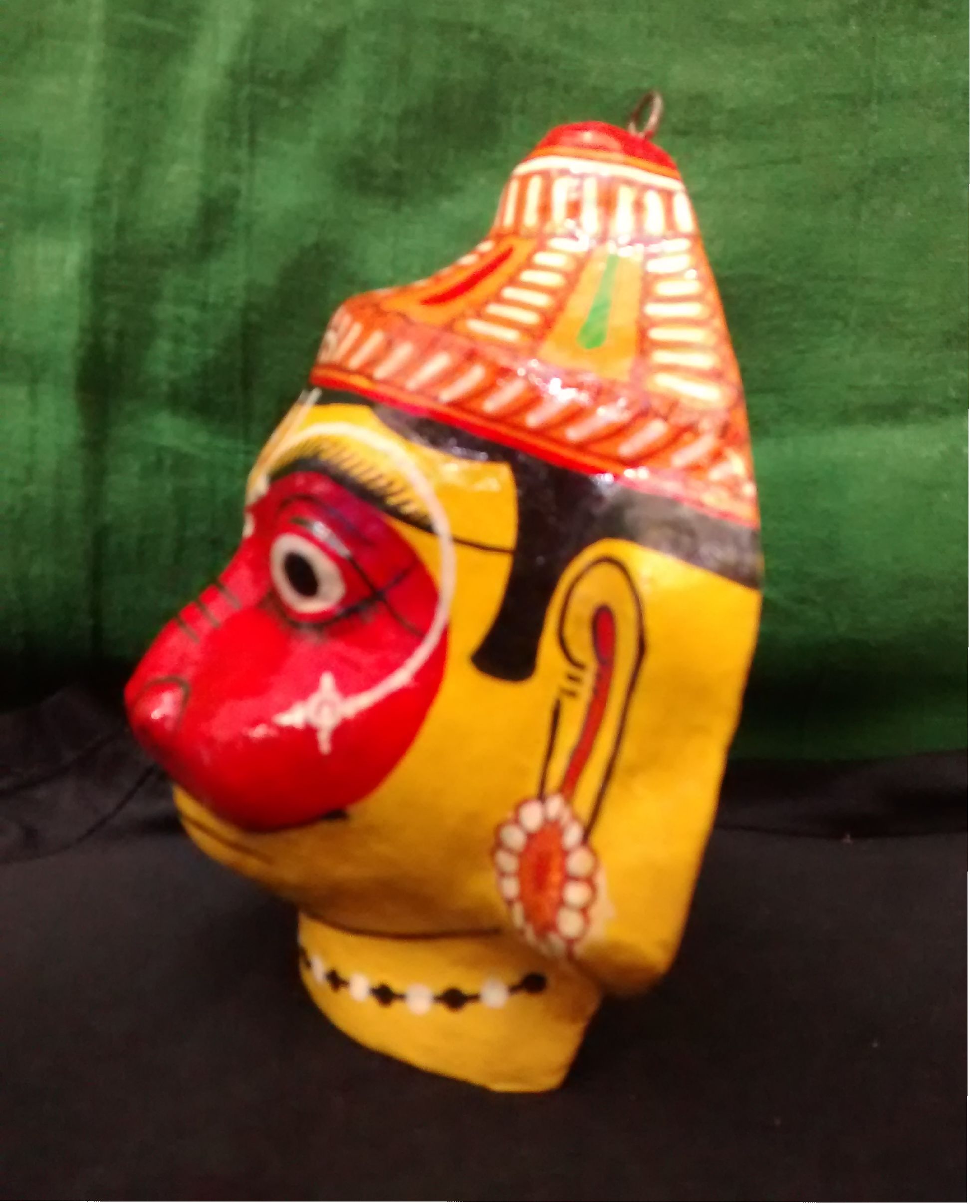 Buy A beautiful handcrafted papier mache mask of Hanuman, a ...