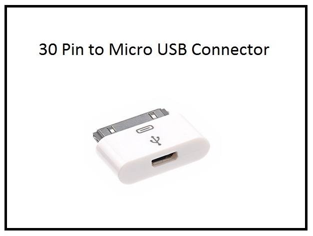 Buy Online New 30 Pin Dock Connector To Micro Usb Adapter For Ipod Ipad ...