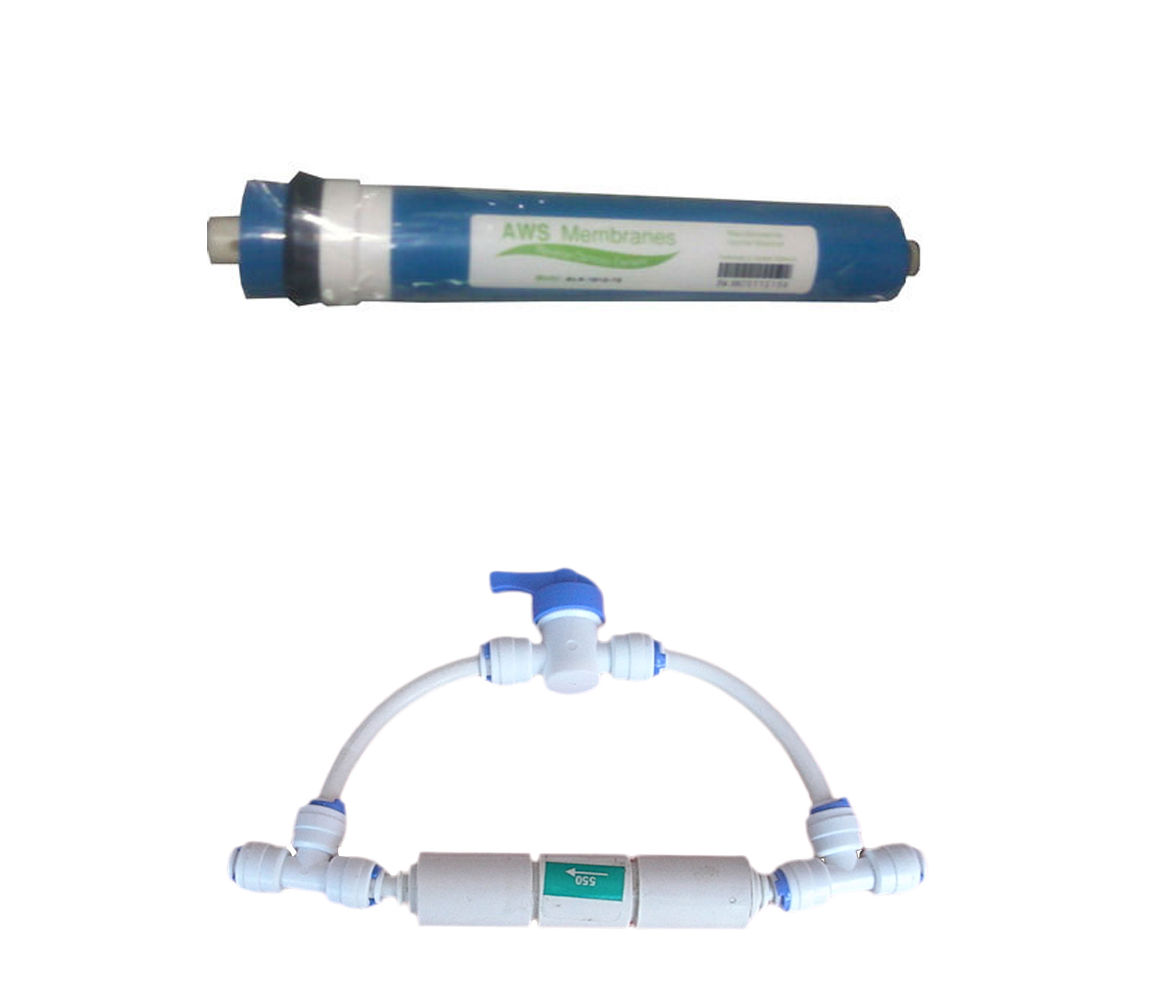 Buy AWS Membrane 75 GPD for RO Water Filter Purifiers + Manual Flush ...