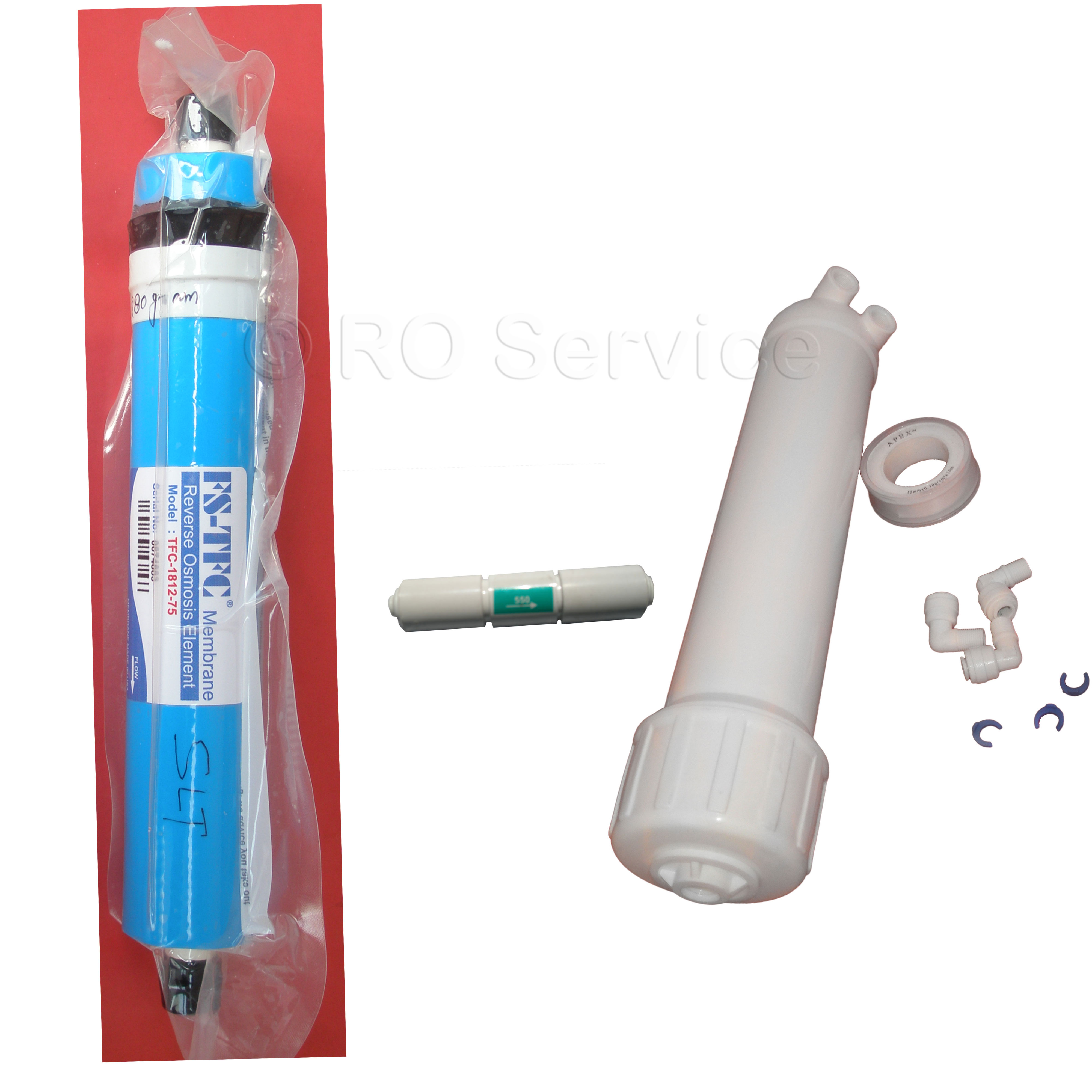 RO Membrane FS-TFC 75 GPD + RO Flow Restrictor 550 ML + RO Membrane ...