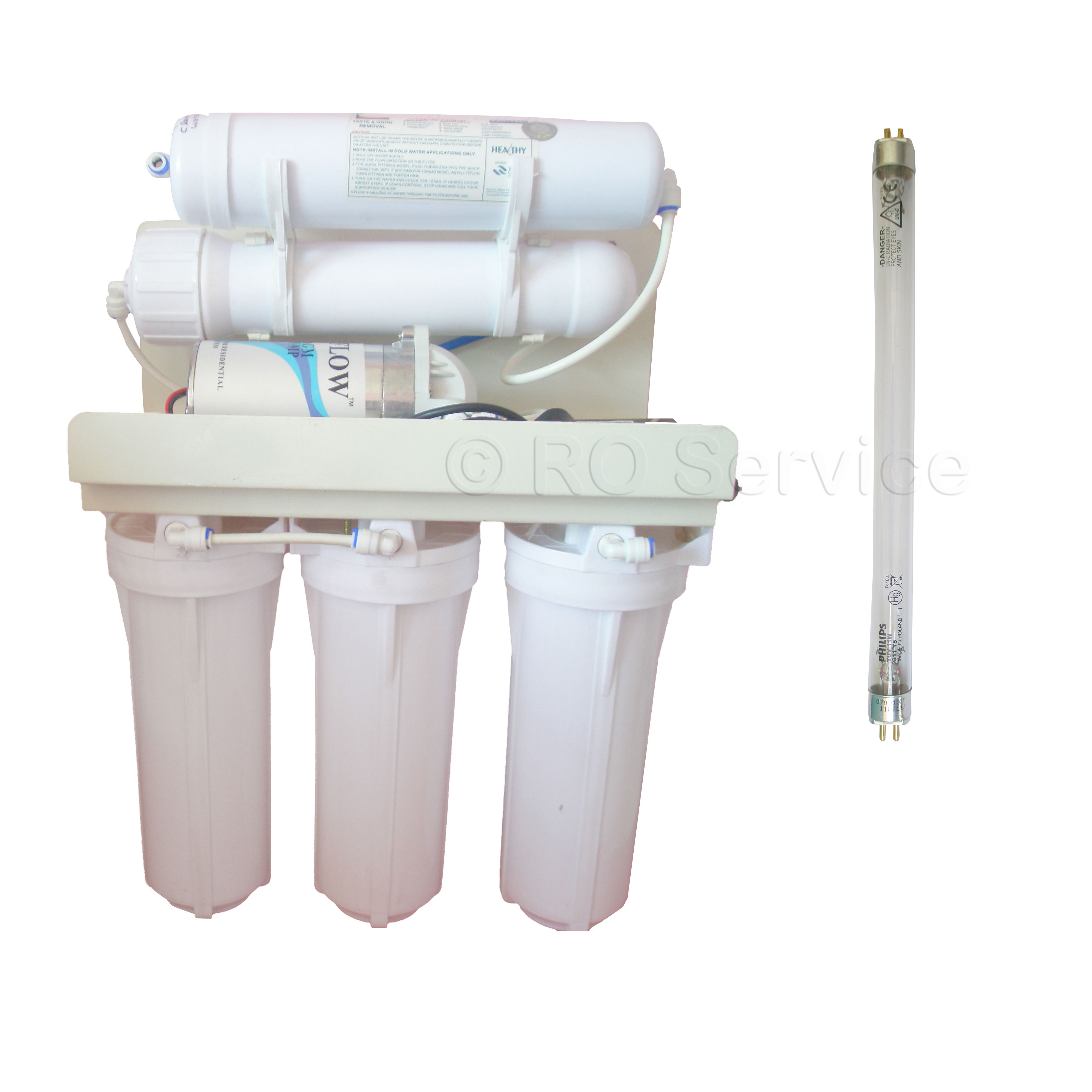 Shop RO Water Filter Purifier 8'' UV Lamp (Philips) + Undersink RO ...