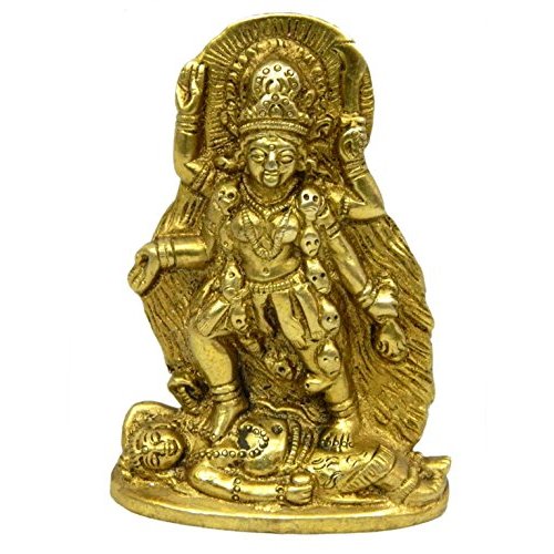 Buy Pure Brass Metal Mahakali Maa Statue In Fine Finishing And ...