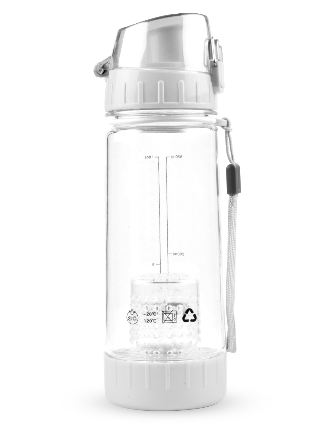 Buy UNTOLD Ice Citrus Fruit Infuser Water Bottle pack of 1 Transparent ...