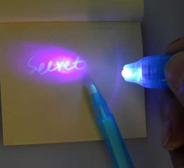 Buy Invisible Ink Pen / MAGIC PEN With UV Light - Magic Pen - Built In ...