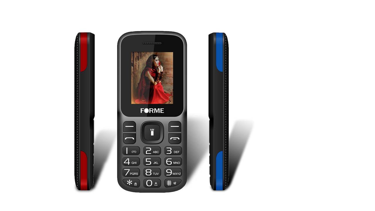 Buy Forme N1 (Combo of 2) Black+Red with Black+Blue ( 850 mAh Battery ...