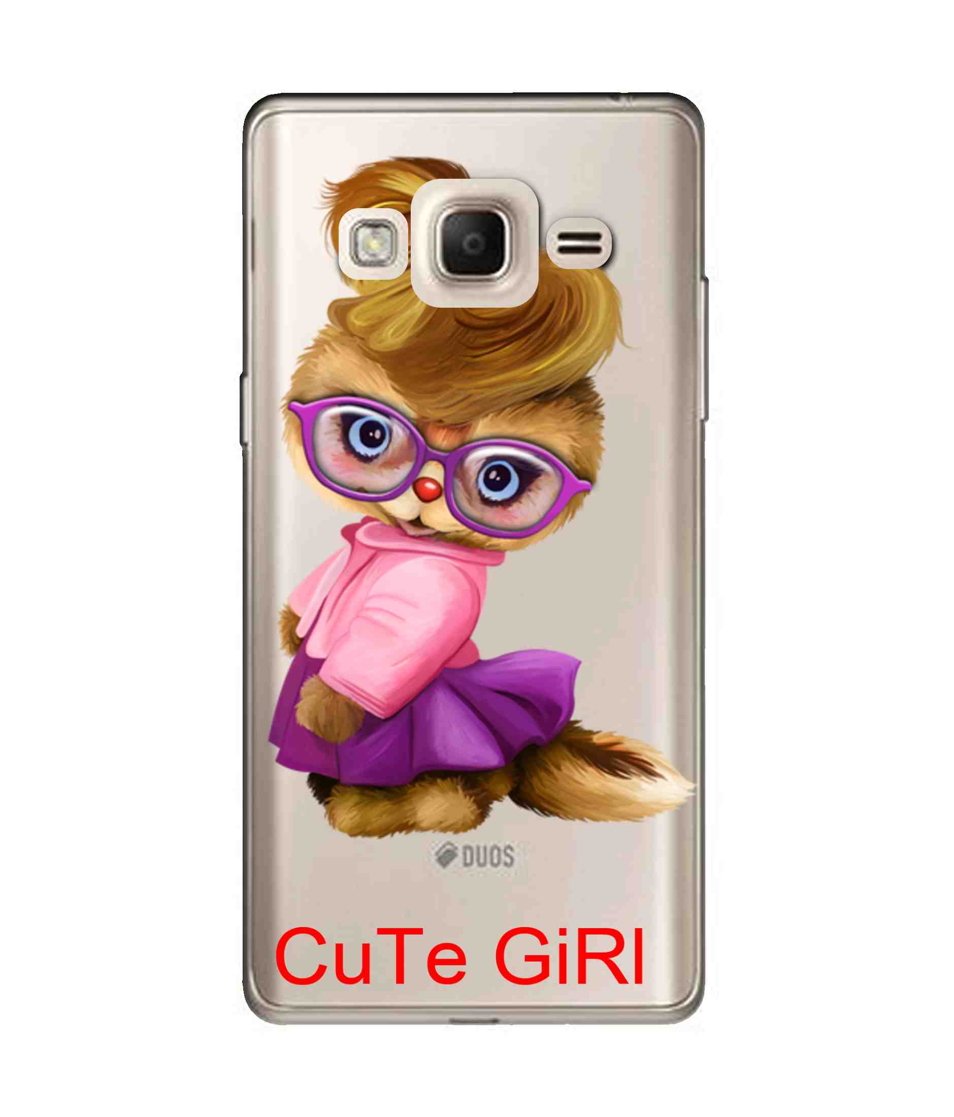 Buy Snooky Printed Cute Girl Mobile Back Cover of Samsung Tizen Z3 ...