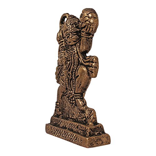 Buy Brass Antique Look Hindu God Hanuman Idol Lord Mahavir Statue ...