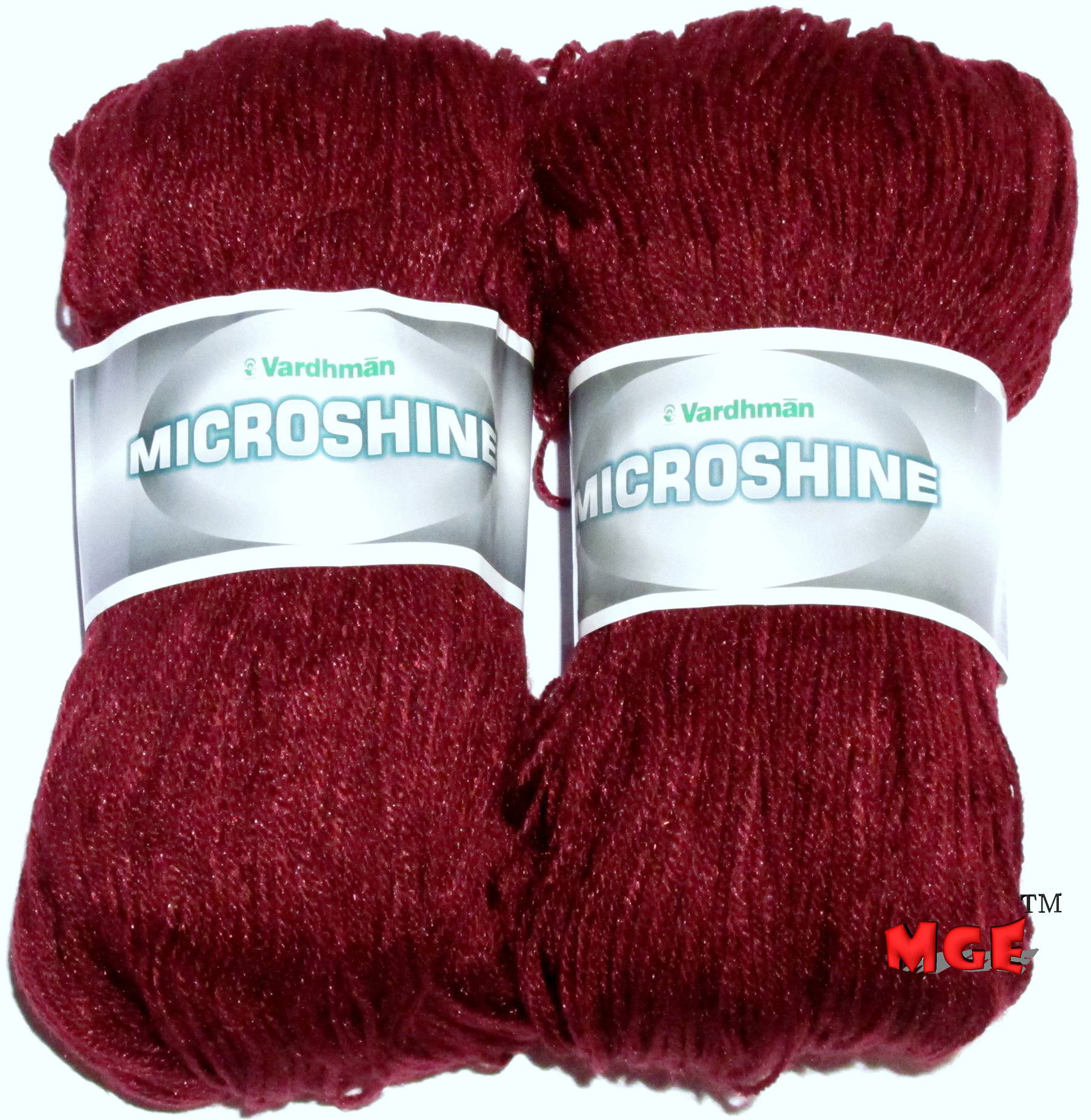 Buy Vardhman Microshine Mehroon 400 gm hand knitting Soft Acrylic yarn ...