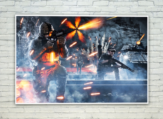 Buy Posterskart Battlefield Poster (12 x 18 inch) Online @ ₹199 from ...