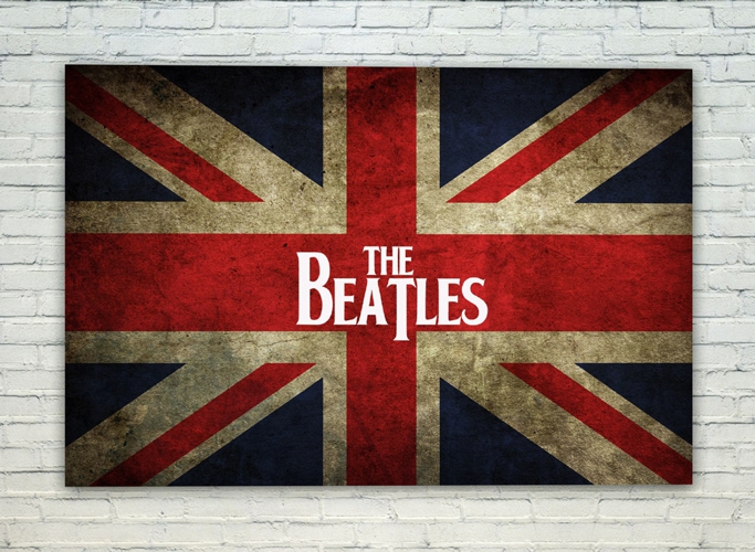 Buy Posterskart The Beatles Flag Poster (12 x 18 inch) Online @ ₹199 ...