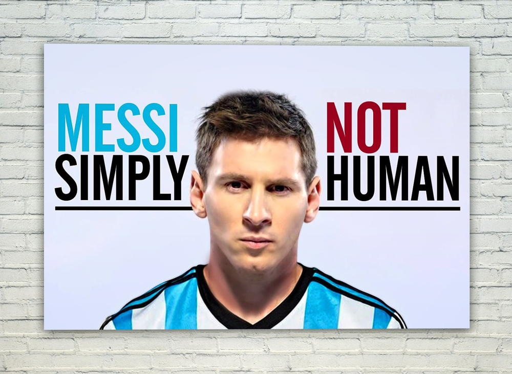 Buy Posterskart Lionel Messi Poster (12 x 18 inch) Online @ ₹199 from ...