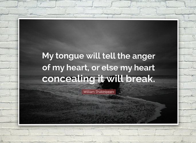 Buy Posterskart William Shakespeare Quote Poster (12 x 18 inch) Online ...