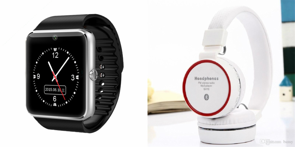 Buy Mirza GT08 Smart Watch and SH 10 Bluetooth Headphone for LG g5 se ...