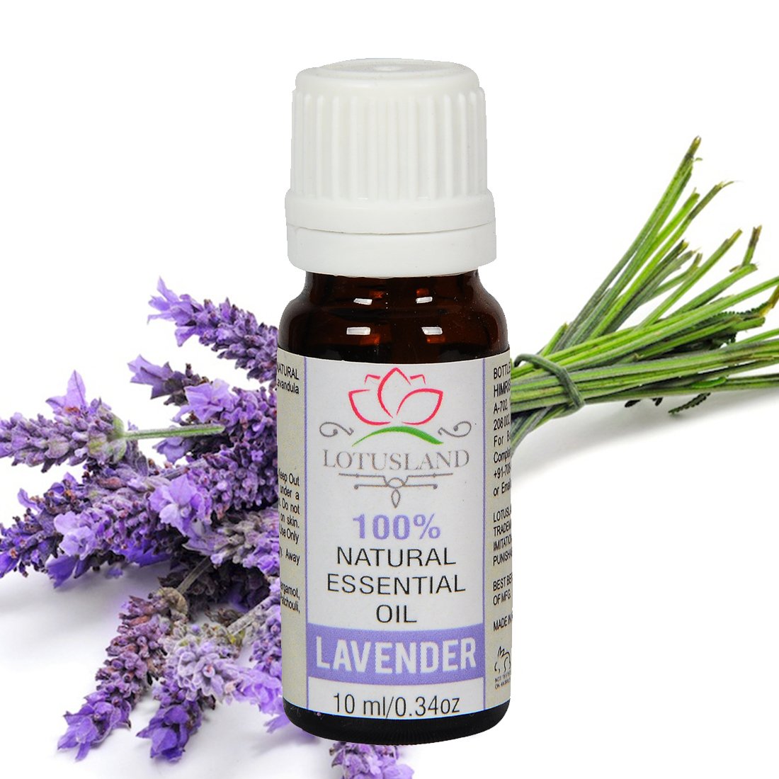 Buy Lotusland 100 Natural Lavender Essential Oil 10 ml. Online @ ₹175 ...