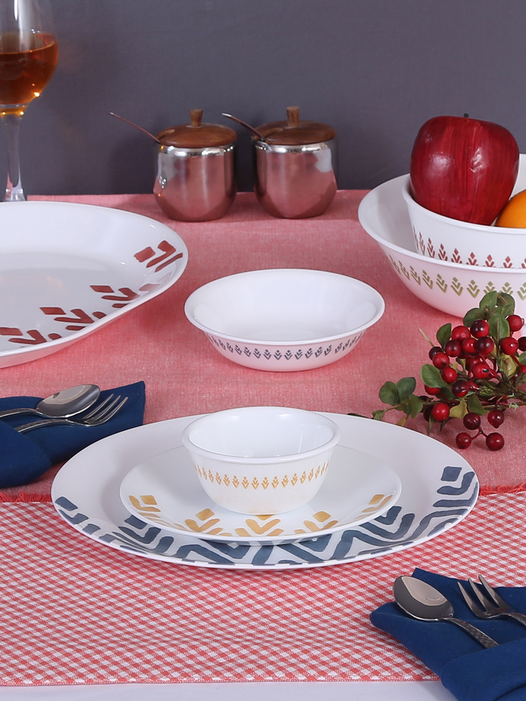 Buy Corelle Vive Range Zamba 30 Pcs Dinner Set Online @ ₹13260 from ...