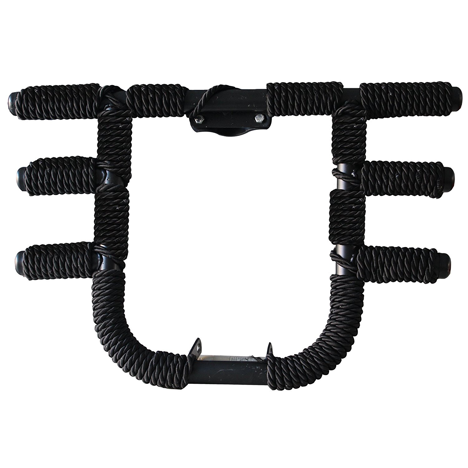 Buy KROGGER Heavy Duty Metal Leg Crash Guard 3 ROD with Black Rope ...