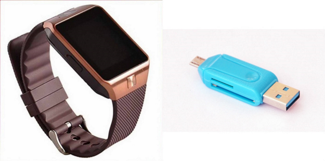 Buy Zemini DZ09 Smart Watch and Card Reader for LG OPTIMUS L5(DZ09 ...