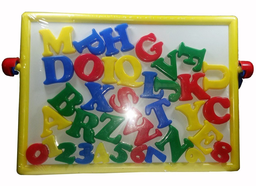 Buy 2 in 1 Magnetic Educational Board with Alphabets Numbers ...