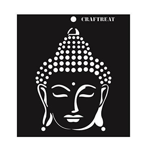 Buy CrafTreat Buddha Stencil 6X6 Online @ ₹270 from ShopClues