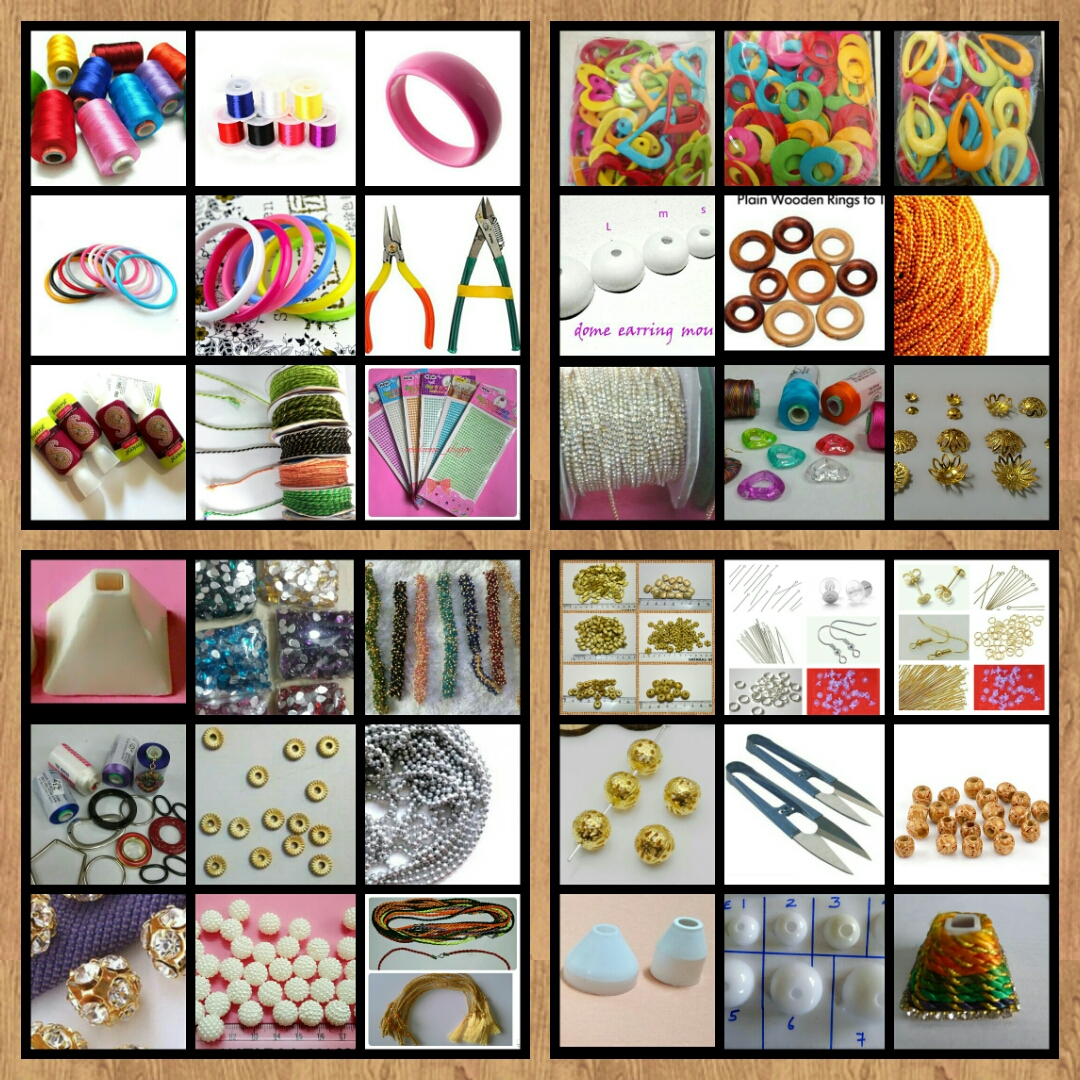 Buy Silk thread jewellery making kit with instruction book for ...