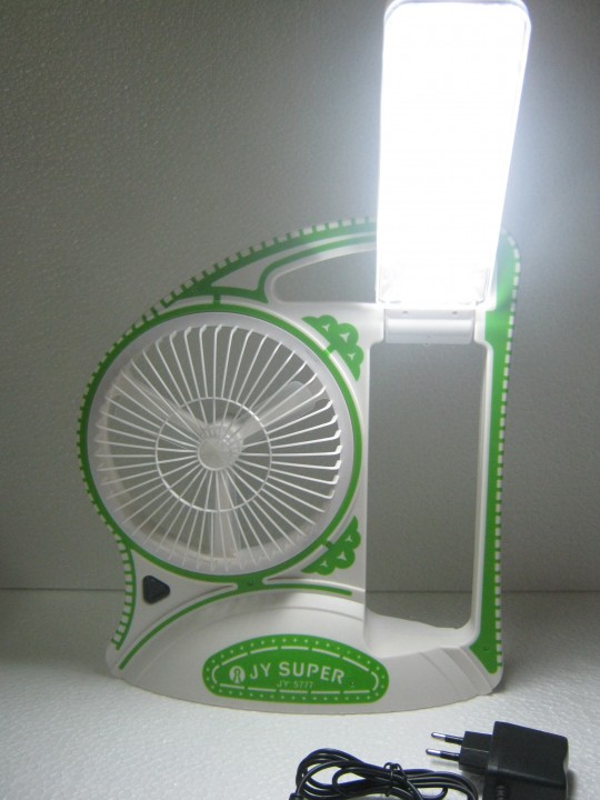 Buy UNIQUE -JY- SUPER RECHARGEABLE LIGHT + FAN- CAN BE RECHARGE BY ...