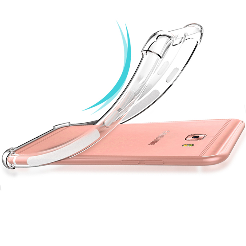 Buy SAMSUNG J7 PRO Anti-Knock Design Shock Soft Silicone Shockproof ...