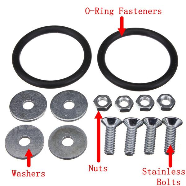 Buy Amazing Blue Aluminium Alloy Bumper Quick Release Fastener Kit ...