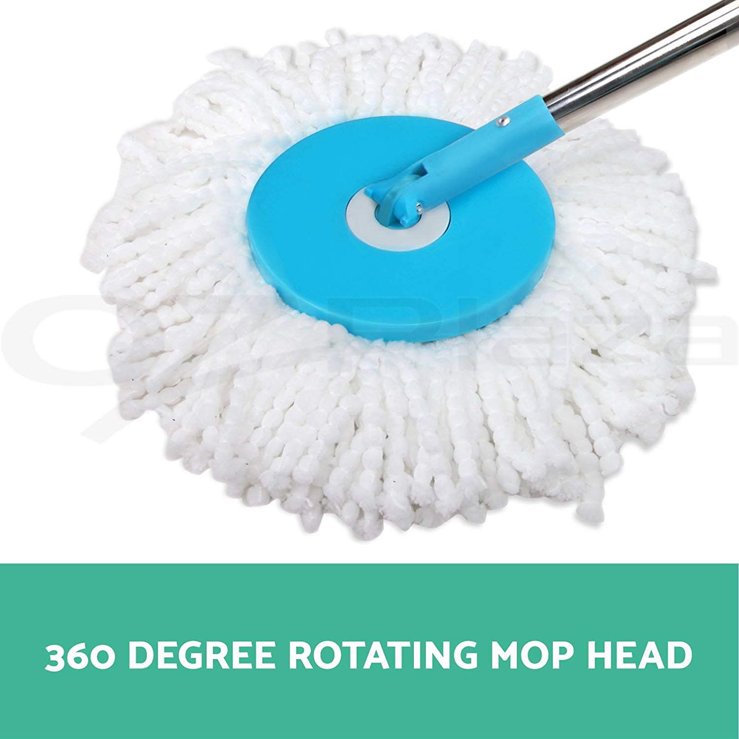 Buy Easy Mop Floor Cleaning Mop For Home Kitchen Free 2 Microfiber Head ...