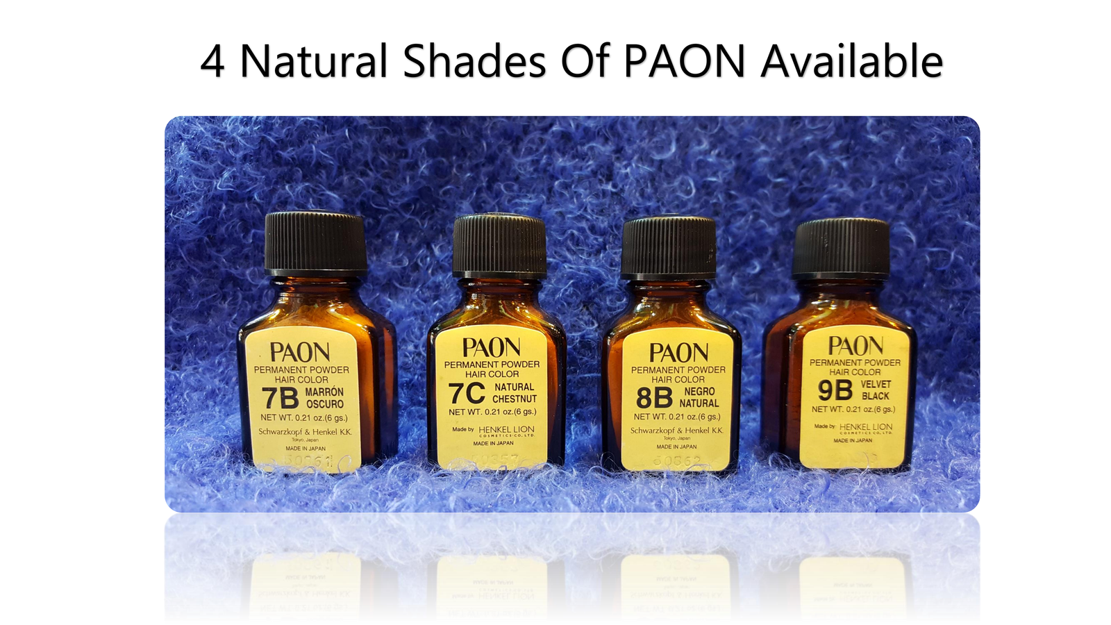 Buy 100 ORIGINAL PAON HAIR COLOR MADE IN JAPAN NO HYDROGEN PEROXIDE NO ...