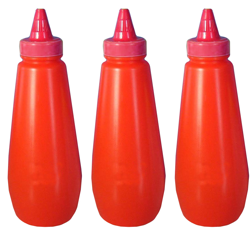 Multi-purpose Squeeze Bottle - Set of 3 - Good Quality