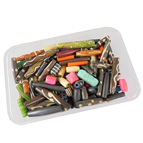 Buy eshoppee bone pipe 150 pcs beads for jewellery making art and craft ...