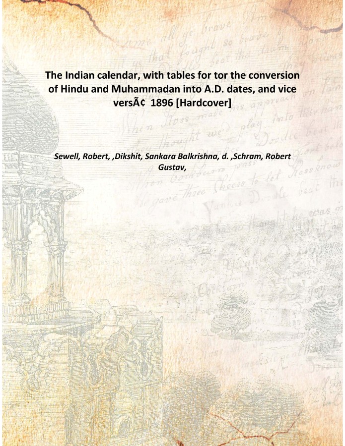 Buy The Indian calendar, with tables for tor the conversion of Hindu ...