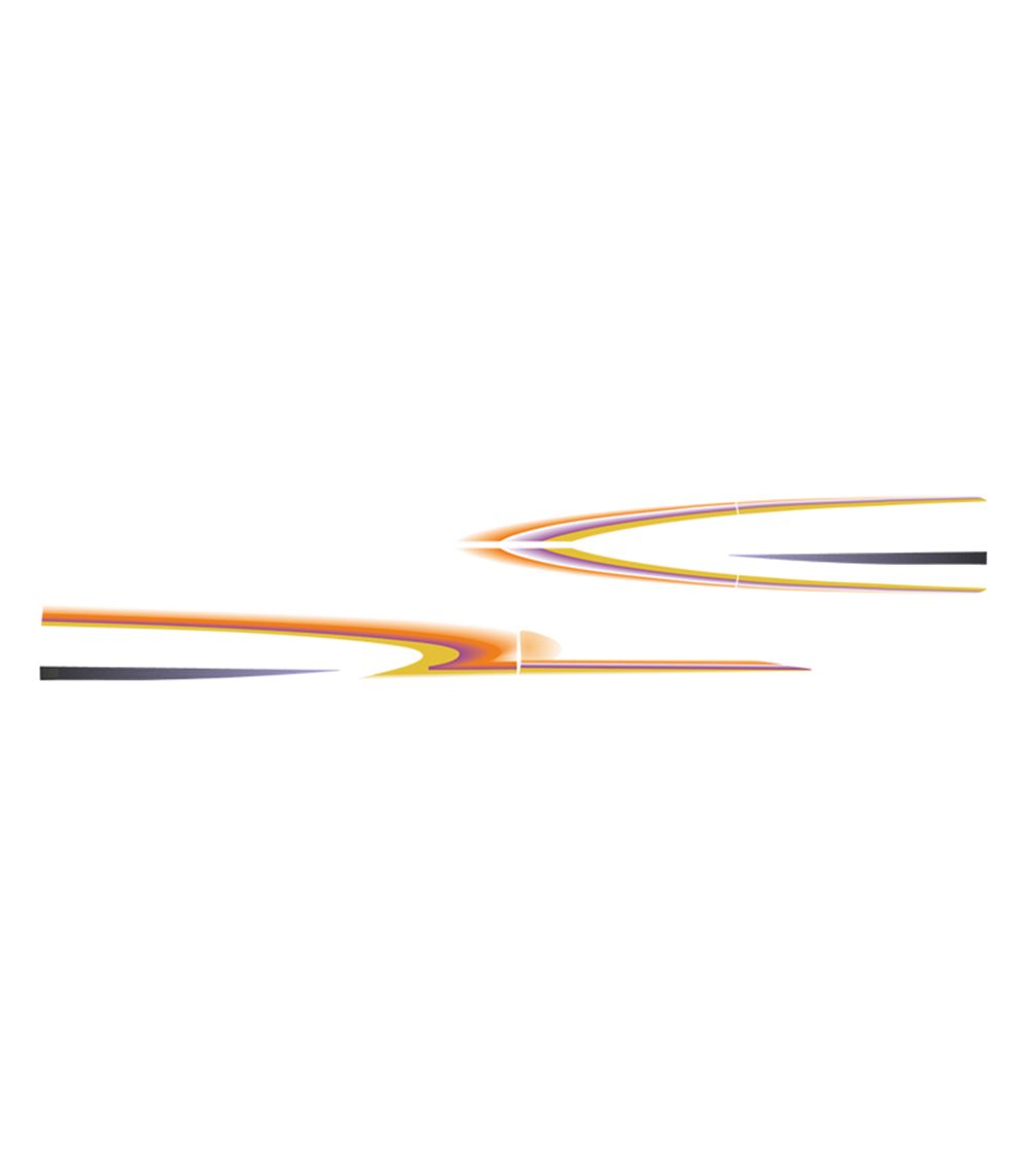 Buy Orange Gold Graphics (Decals)for Toyota Qualis Luxury Online ...